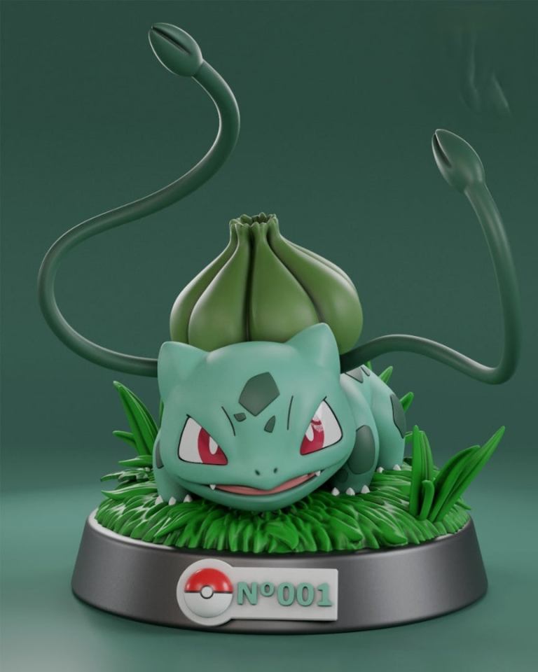 Bulbasaur pokemon 3d printing stl files - 3D PRINT MAKER CLUB