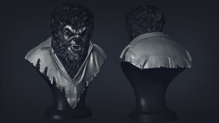 Wolfman bust 3d printing stl files - 3D PRINT MAKER CLUB