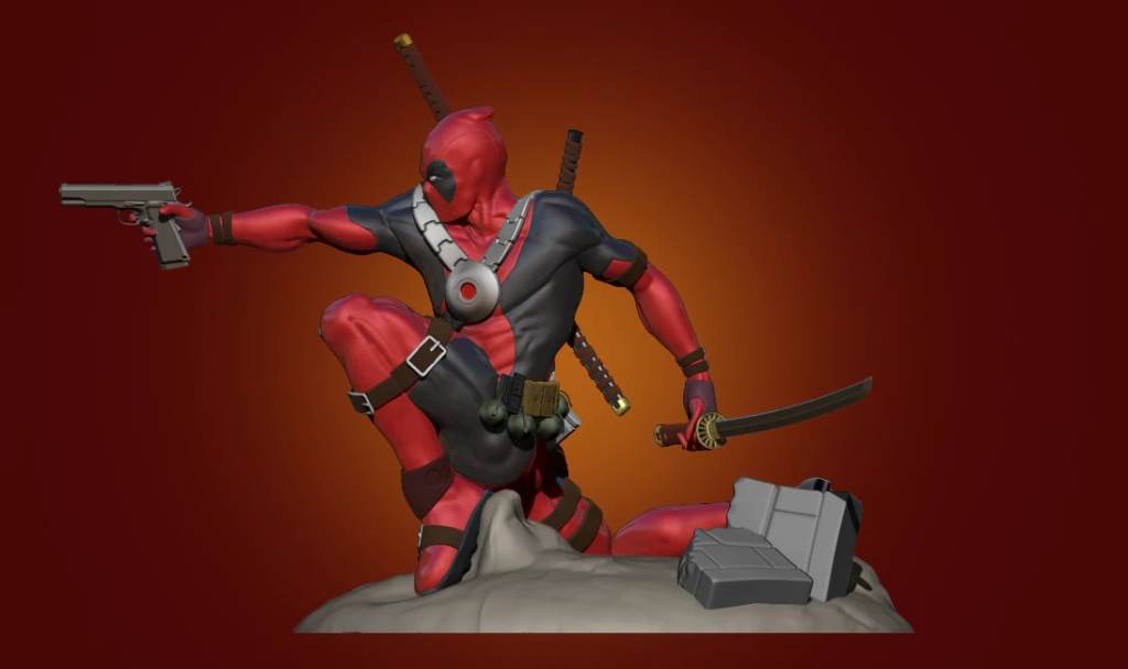 Deadpool slt files for 3d printing - 3D PRINT MAKER CLUB