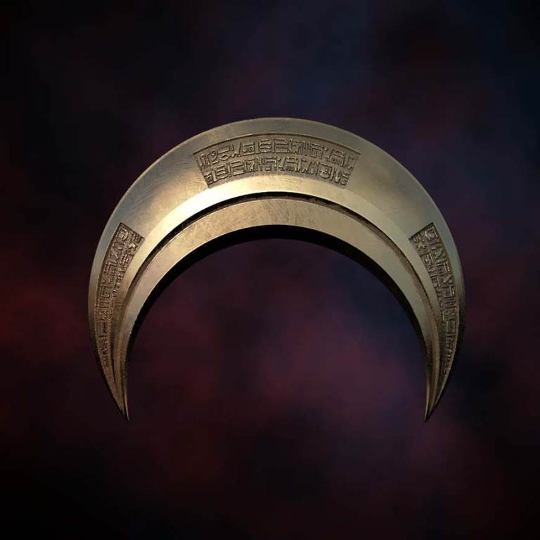 Crescent dart Moon knight cosplay weapon stl files for 3d printing