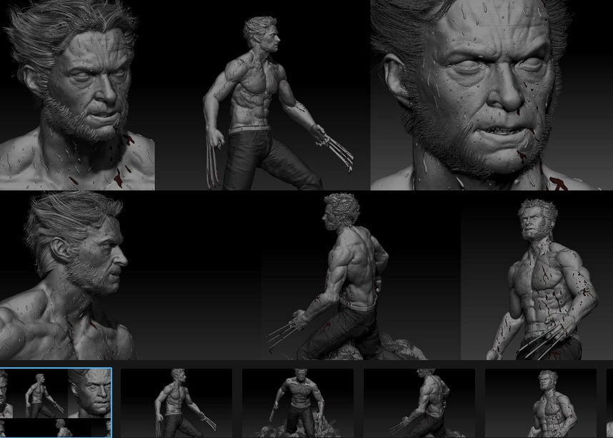 Wolverine stl files for 3d printing model - 3D PRINT MAKER CLUB