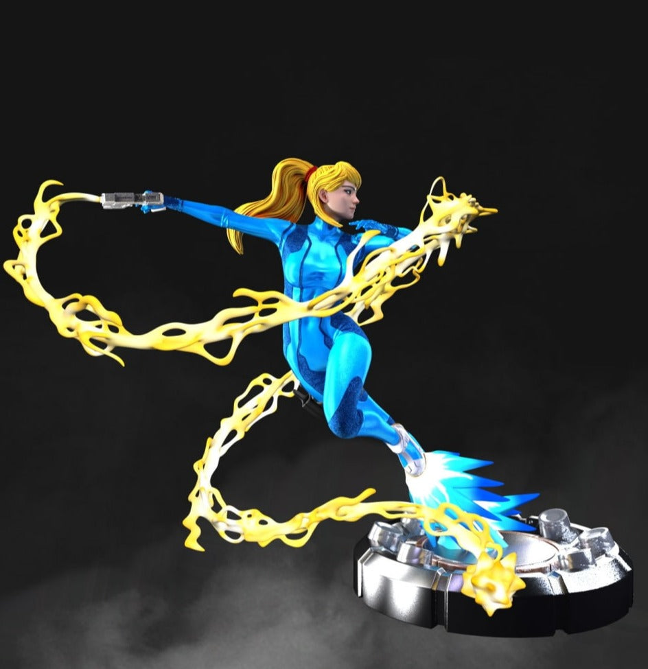 Samus metroid figure 3d printing stl files - 3D PRINT MAKER CLUB