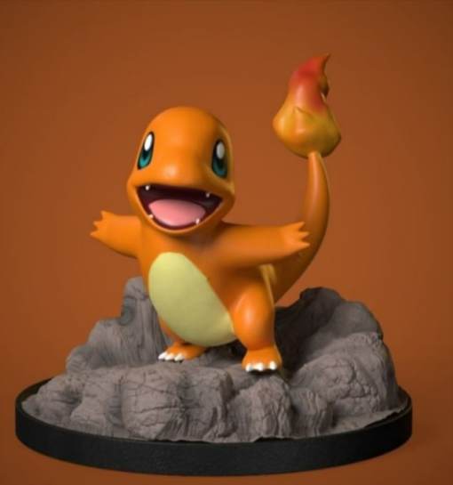 Charmander 3d printing stl files - 3D PRINT MAKER CLUB