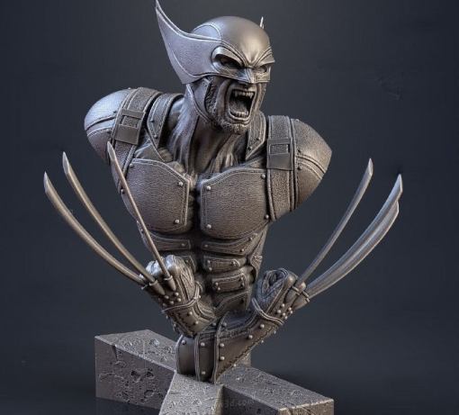 Wolverine bust 3d printing stl files - 3D PRINT MAKER CLUB