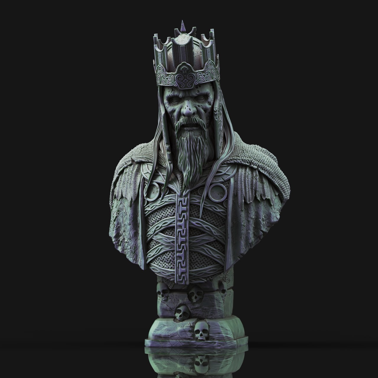 King of the dead Lotr 3d printing stl files - 3D PRINT MAKER CLUB