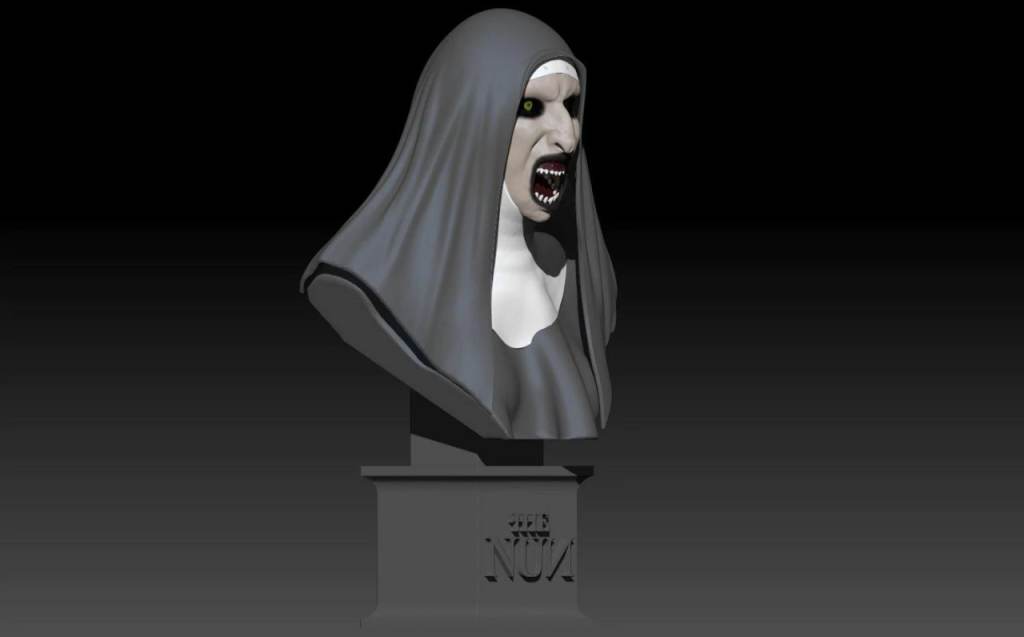 The Nun bust 3d printing stl files - 3D PRINT MAKER CLUB