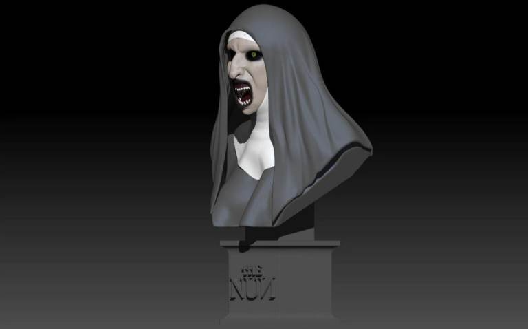 The Nun bust 3d printing stl files - 3D PRINT MAKER CLUB