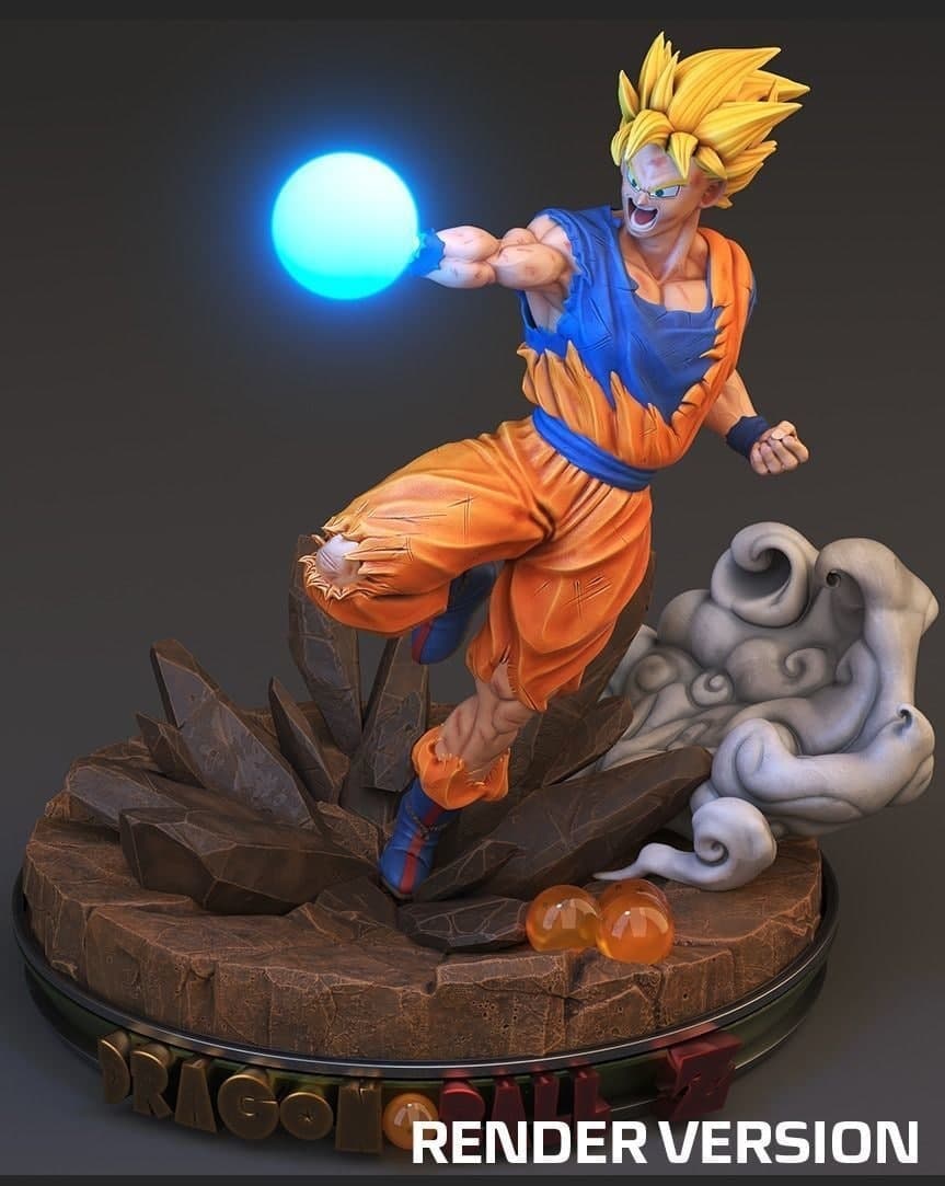 Goku 3d printing stl files - 3D PRINT MAKER CLUB