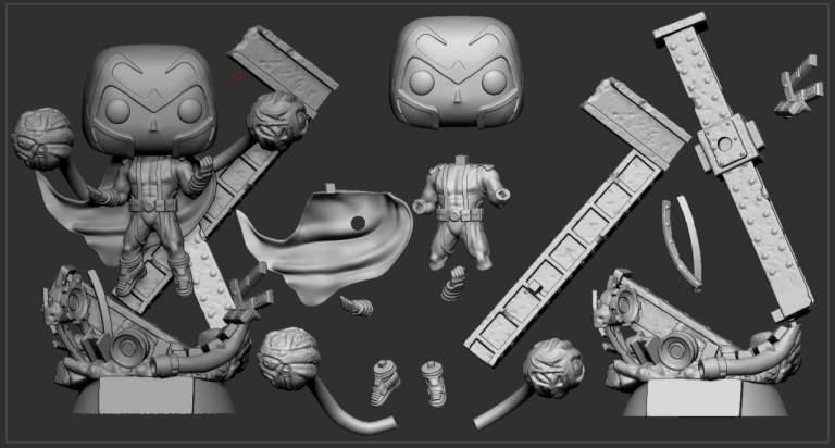 Magneto funko 3d printing stl files - 3D PRINT MAKER CLUB
