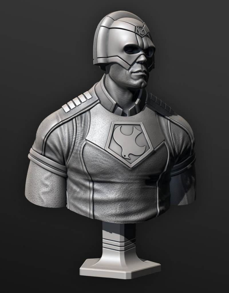 Peacemaker bust 3D Printing stl files - 3D PRINT MAKER CLUB