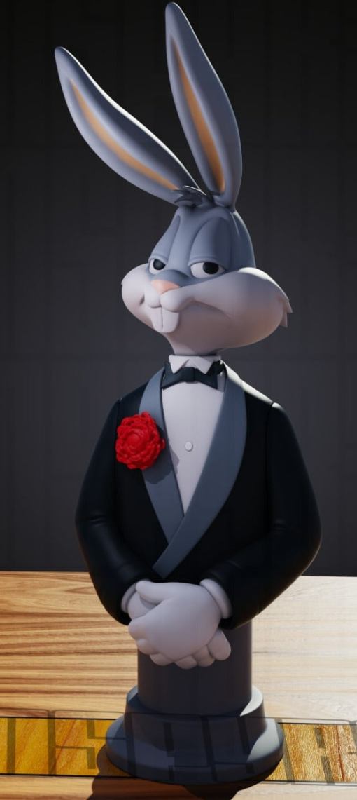 Bugs bunny 3d printing stl files - 3D PRINT MAKER CLUB