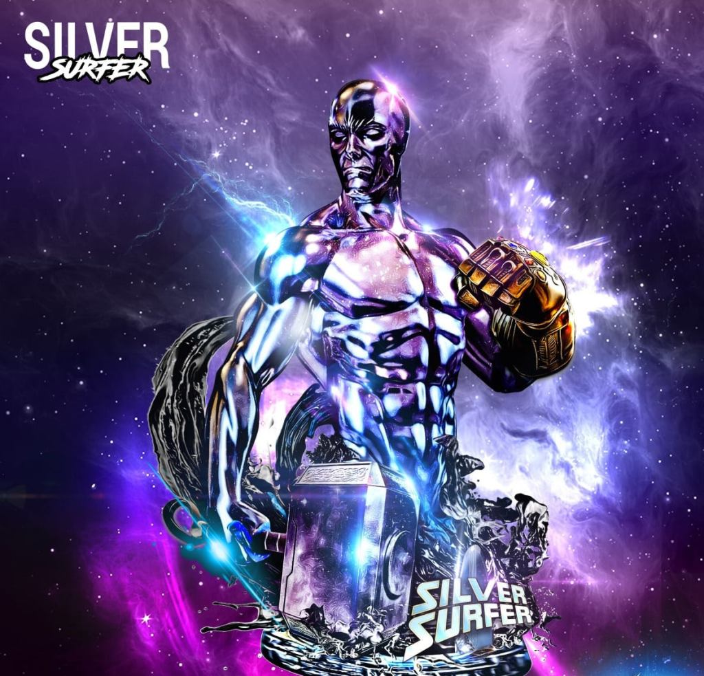 Silver surfer bust 3d printing stl files - 3D PRINT MAKER CLUB