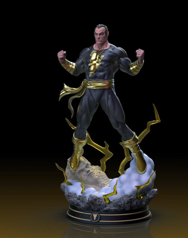Black Adam + Shazam 3d printing slt files