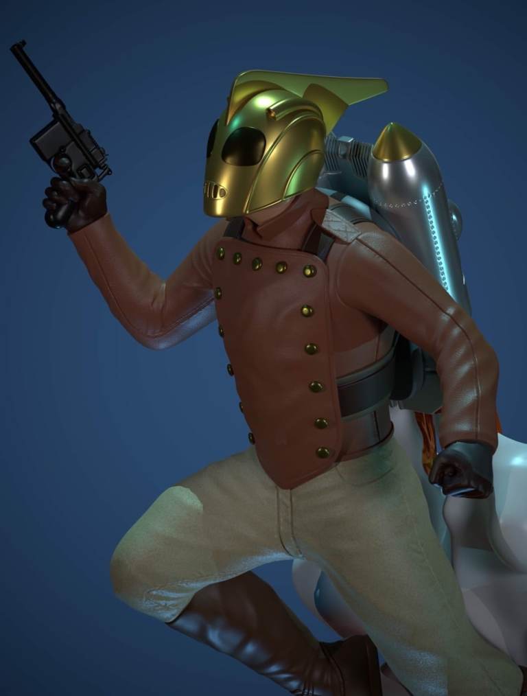 Rocketeer 3D Print stl files - 3D PRINT MAKER CLUB