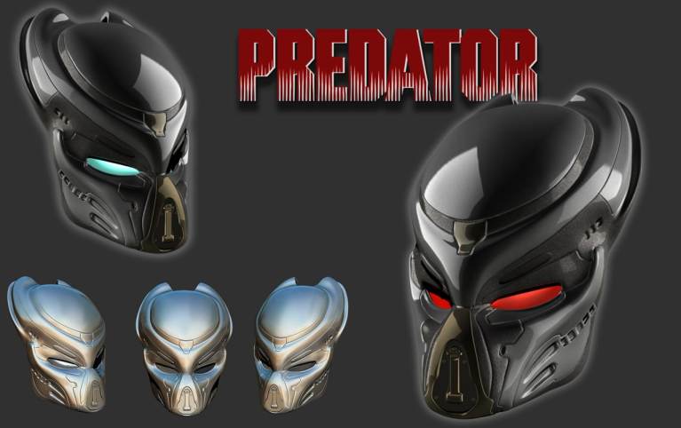 Fugitive Predator Helmet 3D Printing stl files - 3dprintmakerclub