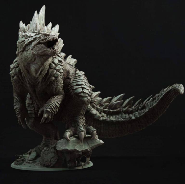 Godzilla 3d print stl files - 3D PRINT MAKER CLUB