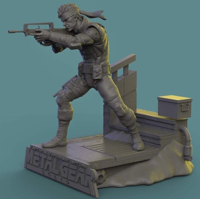 Metal gear solid snake 3d printing stl - 3D PRINT MAKER CLUB