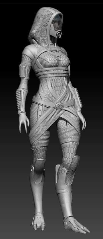 Tali Zorah - Mass Effect 3d printing stl files - 3D PRINT MAKER CLUB