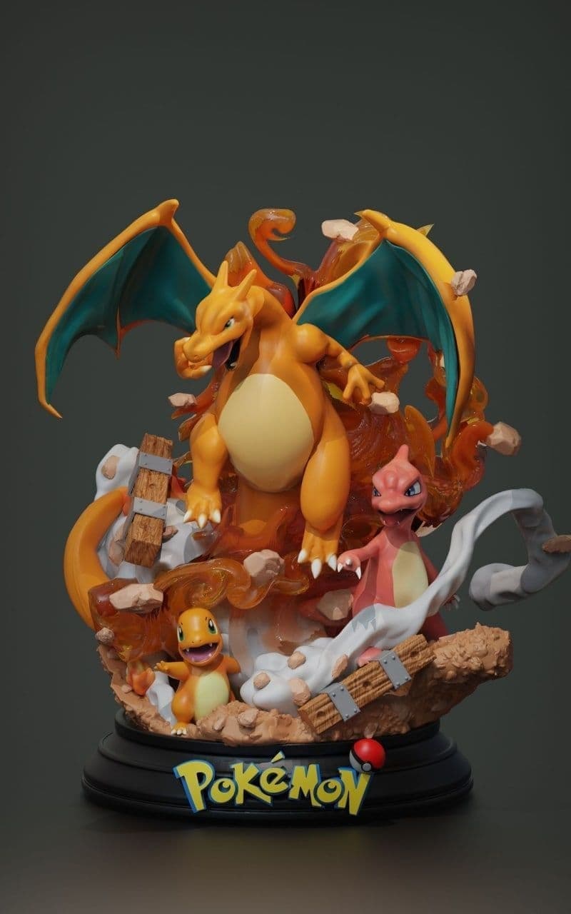 Charizard evolution 3d printing stl files - 3D PRINT MAKER CLUB