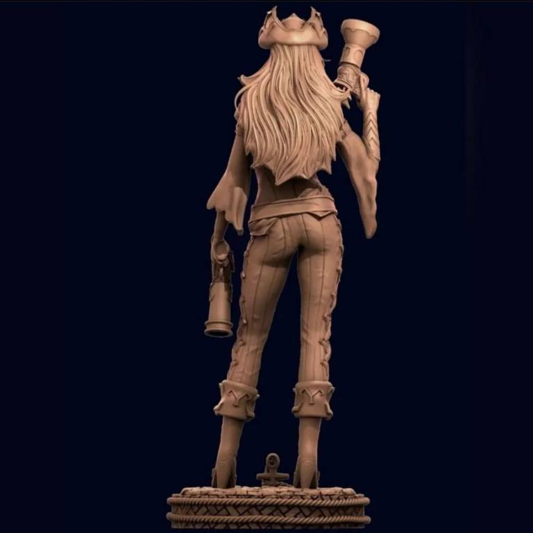 Miss fortune stl files for 3d printing models