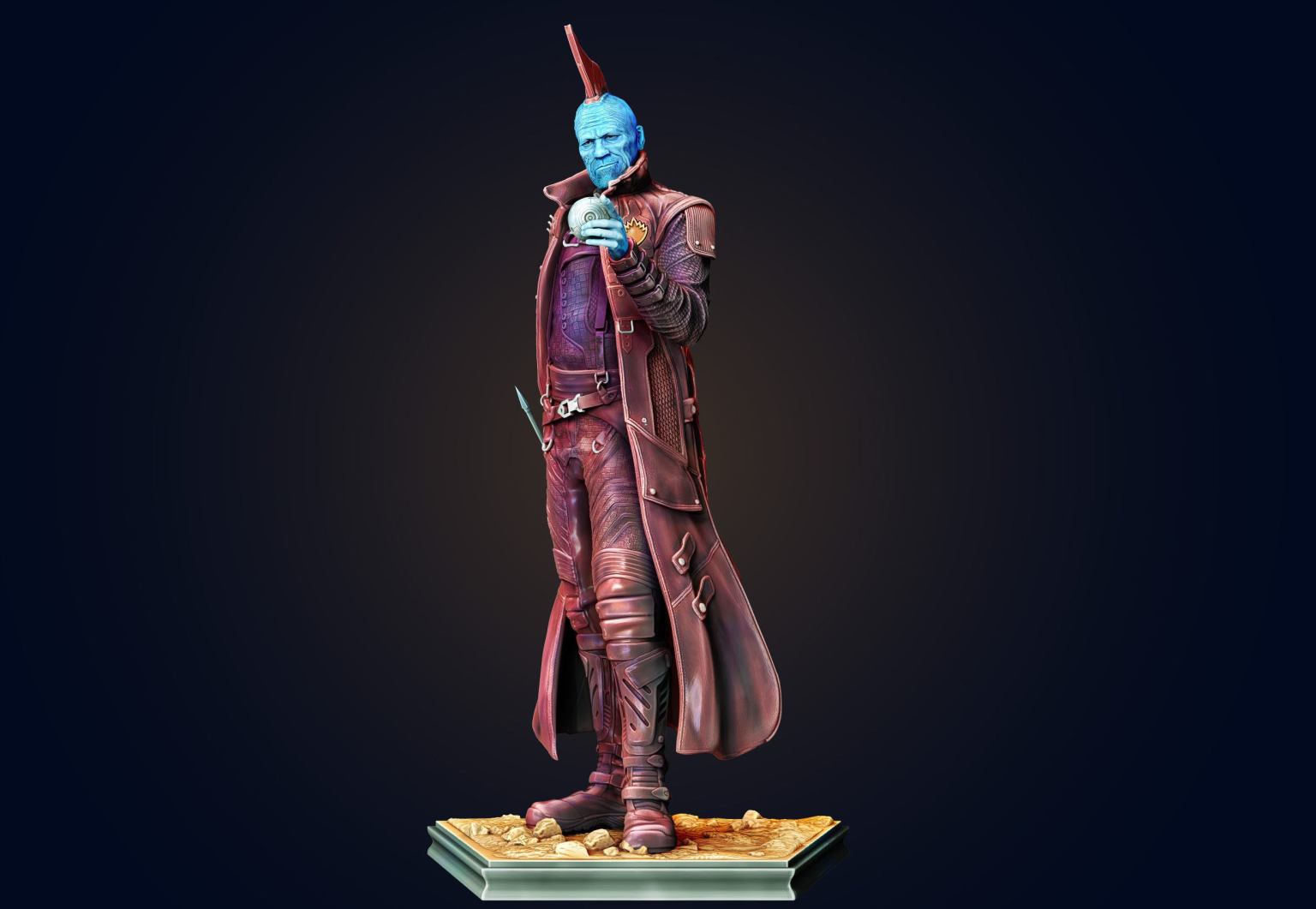 Yondu 3d print stl files - 3D PRINT MAKER CLUB