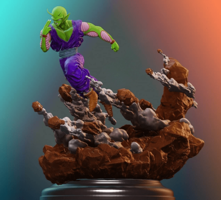 Piccolo Dragon ball 3D Printing stl files - 3D PRINT MAKER CLUB