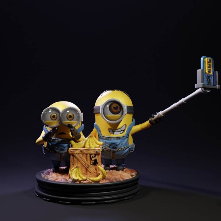 Minions diorama 3D Printing stl files - 3D PRINT MAKER CLUB