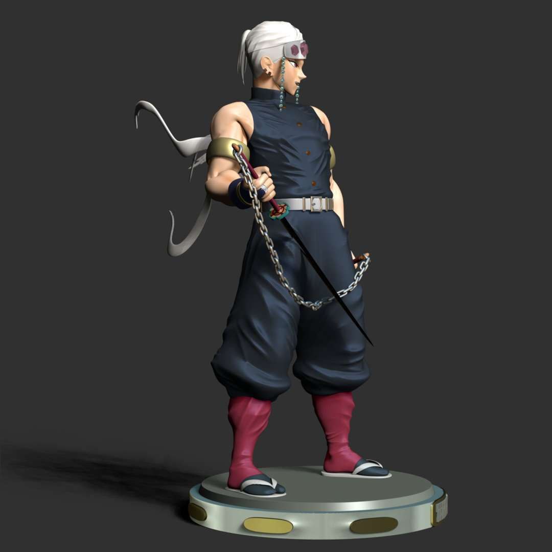 Tengen uzui Demon slayer 3d printing stl files