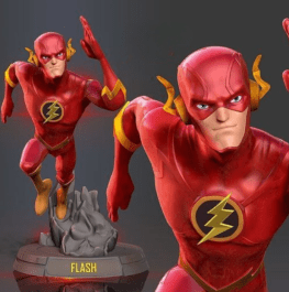 The Flash 3d print stl files - 3D PRINT MAKER CLUB