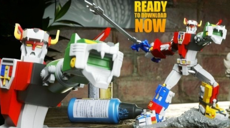 Voltron 3d printing stl files - 3D PRINT MAKER CLUB