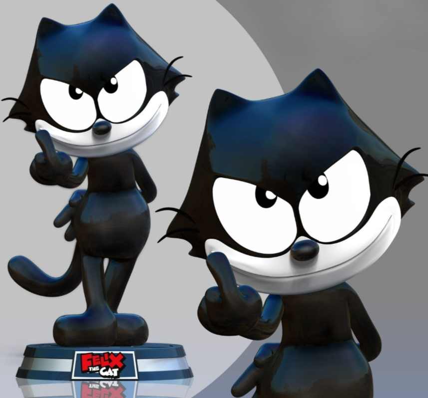Felix the cat 3D Print STL Files - 3D PRINT MAKER CLUB
