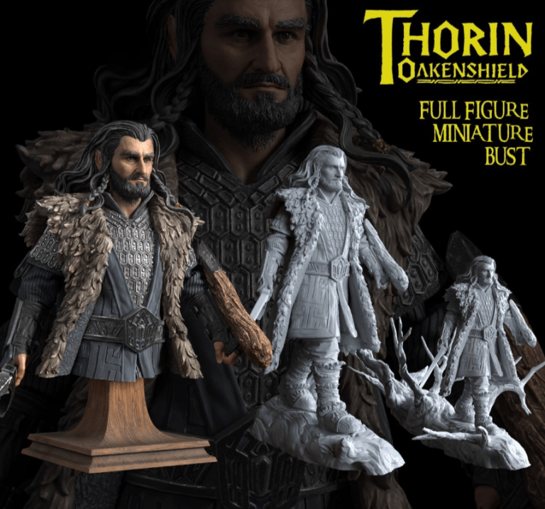 Thorin oakenshield 3d print stl files - 3D PRINT MAKER CLUB