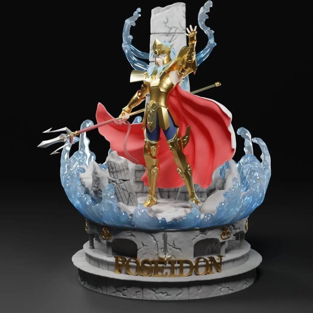 Poseidon 3d print stl files - 3D PRINT MAKER CLUB