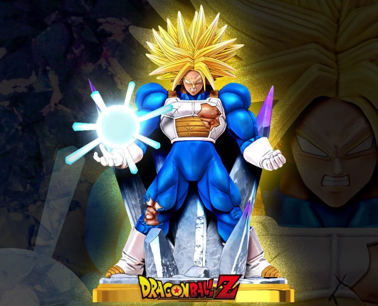 Trunks super saiyan 3d print stl files - 3D PRINT MAKER CLUB