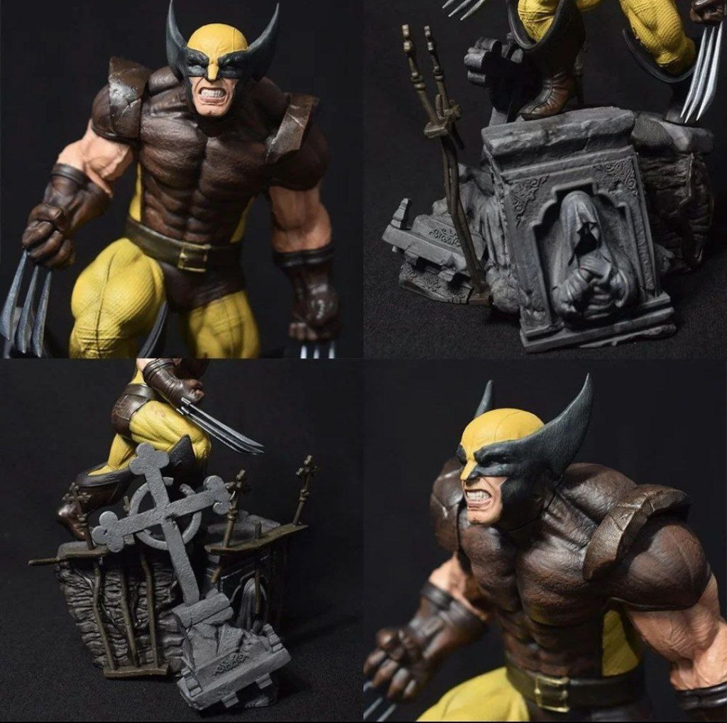 Wolverine statue STL for 3d printing models - 3D PRINT MAKER CLUB