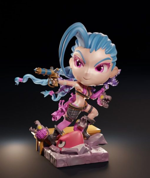 Jinx chibi 3d print stl files - 3D PRINT MAKER CLUB