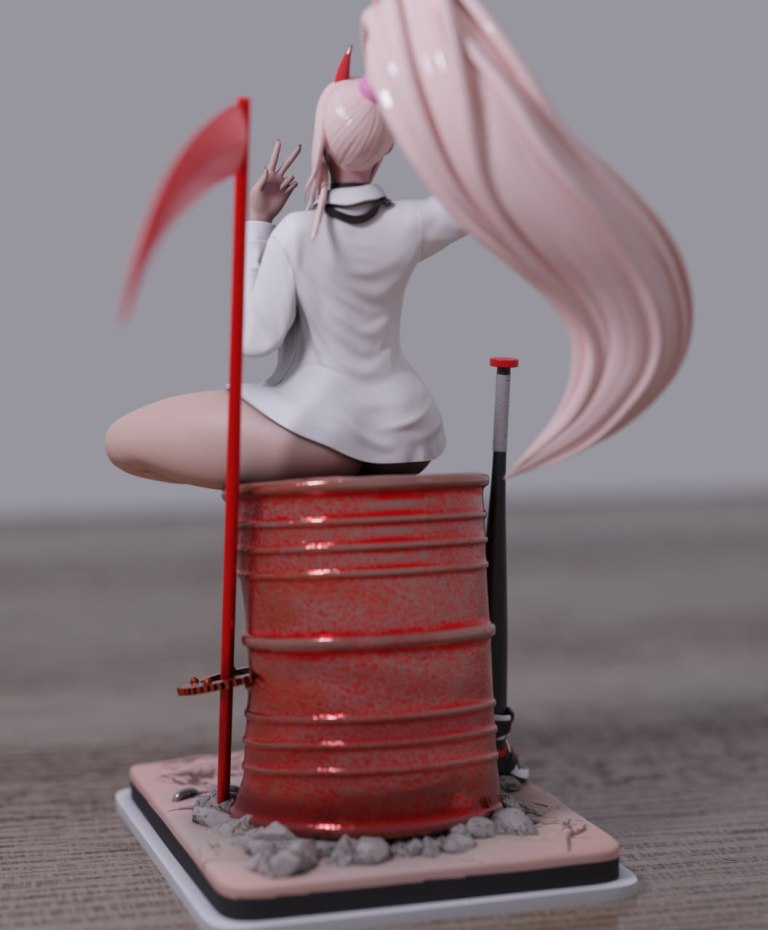 Power Chainsaw man 3d print stl - 3D PRINT MAKER CLUB