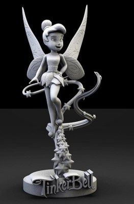 Tinkerbell 3d print stl files - 3D PRINT MAKER CLUB