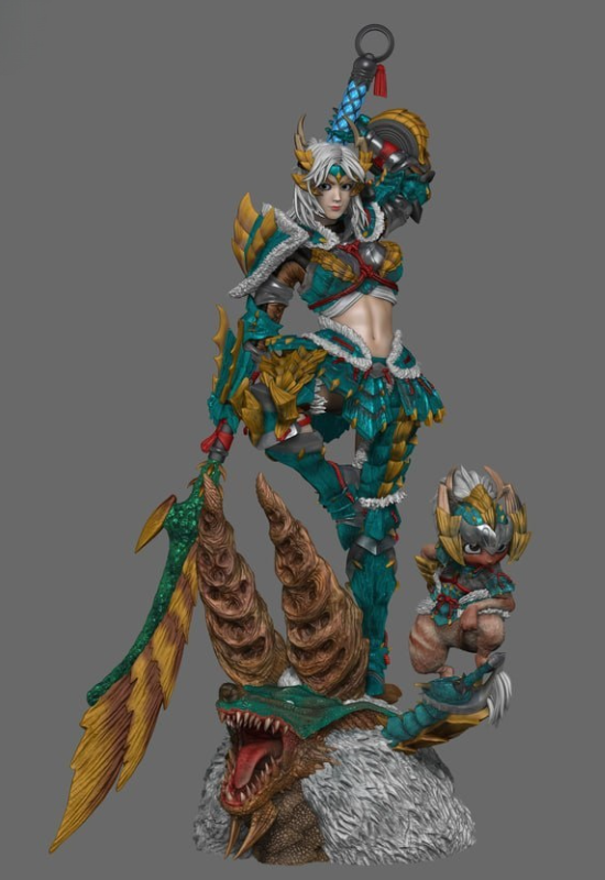 Monster Hunter 3d print stl files - 3D PRINT MAKER CLUB