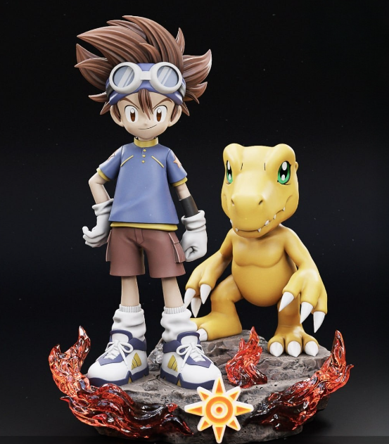 Tai & Agumon 3d printing stl files - 3D PRINT MAKER CLUB