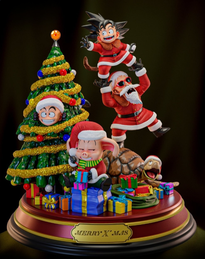 Dragonball z Christmas diorama 3D Print stl files