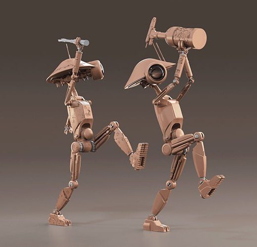 Pit droid 3d print stl files - 3D PRINT MAKER CLUB