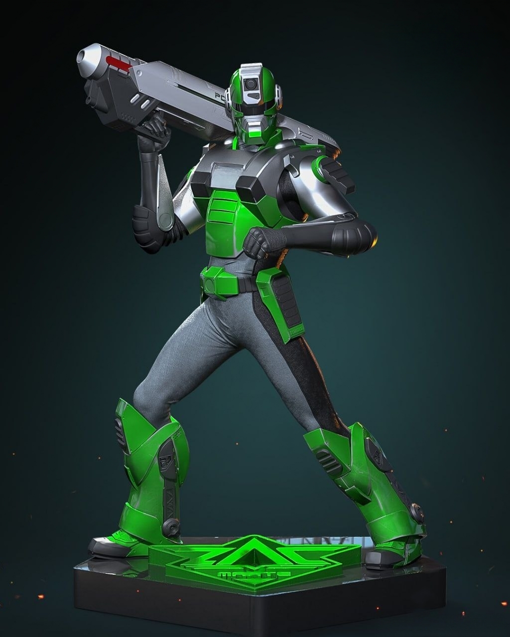 Cybercop 3d print stl files - 3D PRINT MAKER CLUB