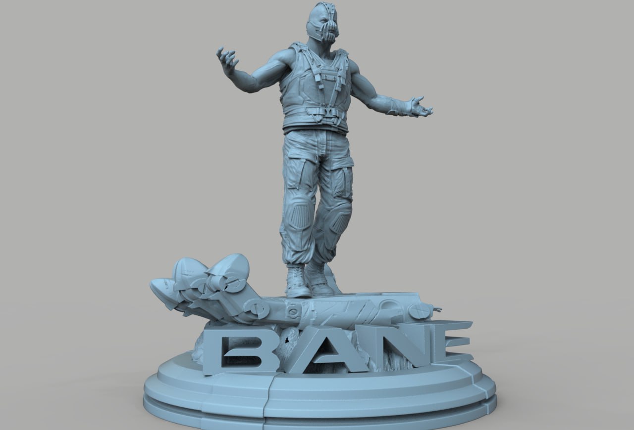 Bane 3d print stl - 3D PRINT MAKER CLUB