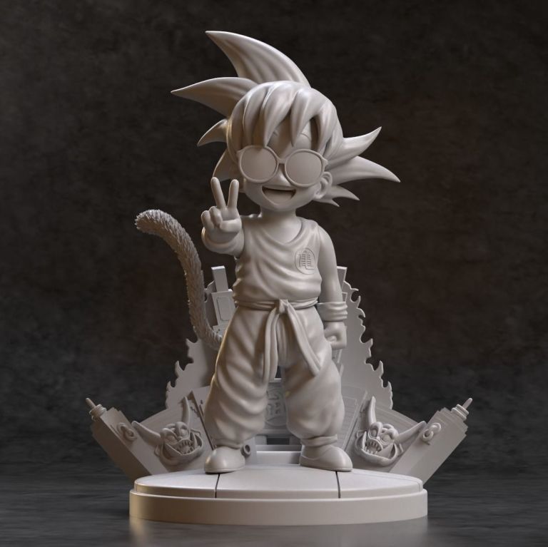 Mini Goku 3d printing stl files - 3D PRINT MAKER CLUB