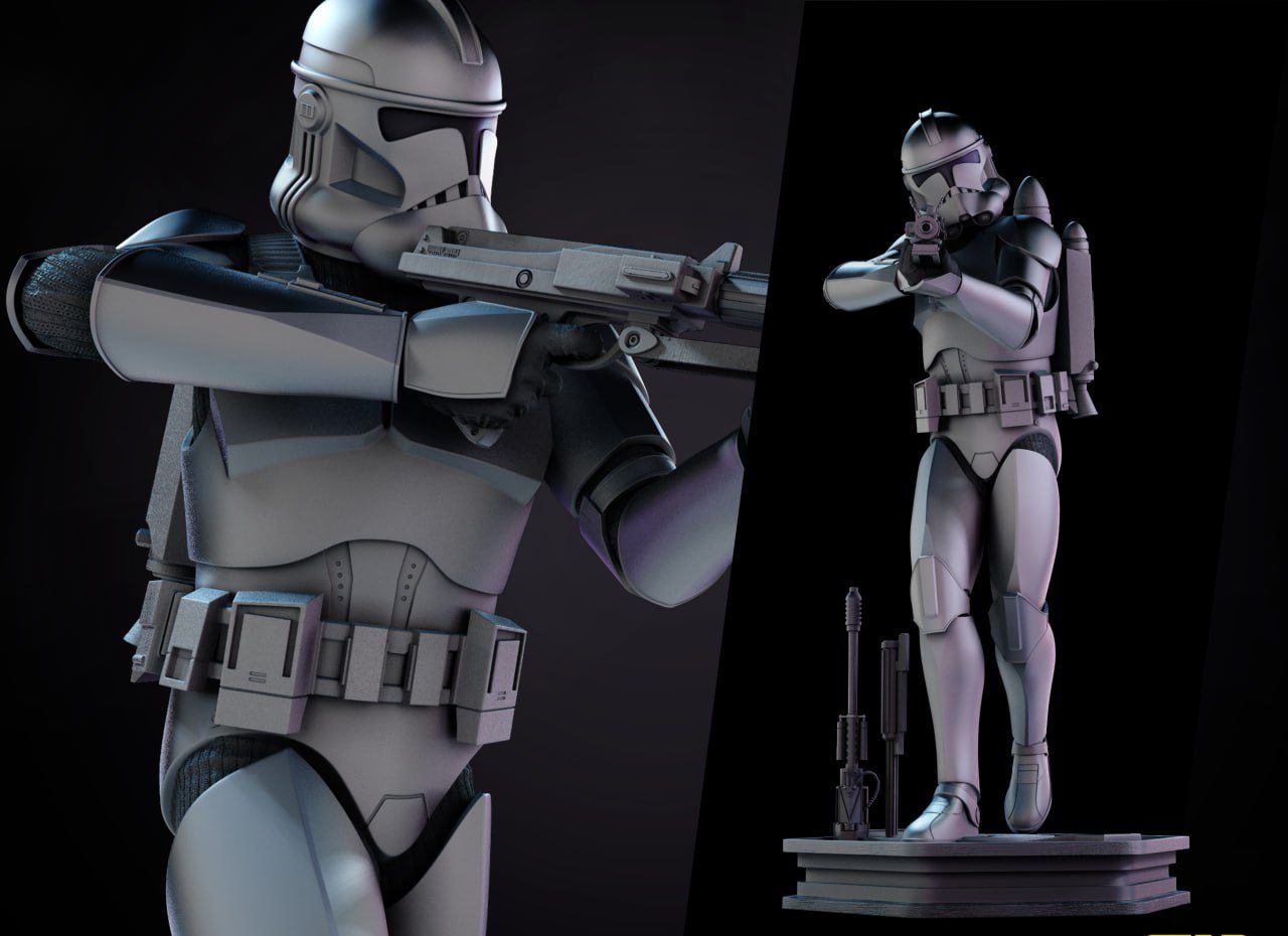 Clone trooper 3d printing stl files - 3D PRINT MAKER CLUB