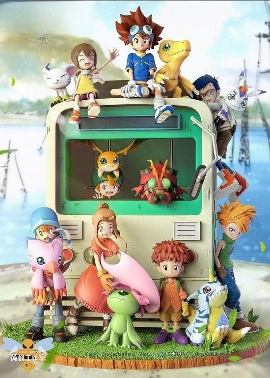 Digimon diorama 3d printing model - 3D PRINT MAKER CLUB