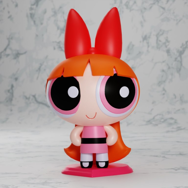 Powerpuff girls 3d printing stl files - 3D PRINT MAKER CLUB