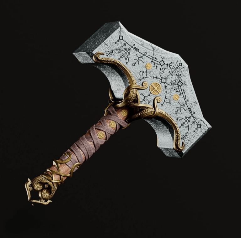 Thor hammer 3d printing stl files - 3D PRINT MAKER CLUB