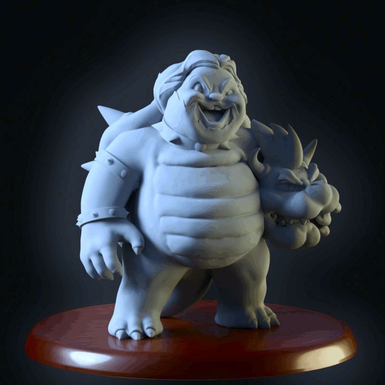 Jack black bowser - Mario 3d printing stl files - 3D PRINT MAKER CLUB